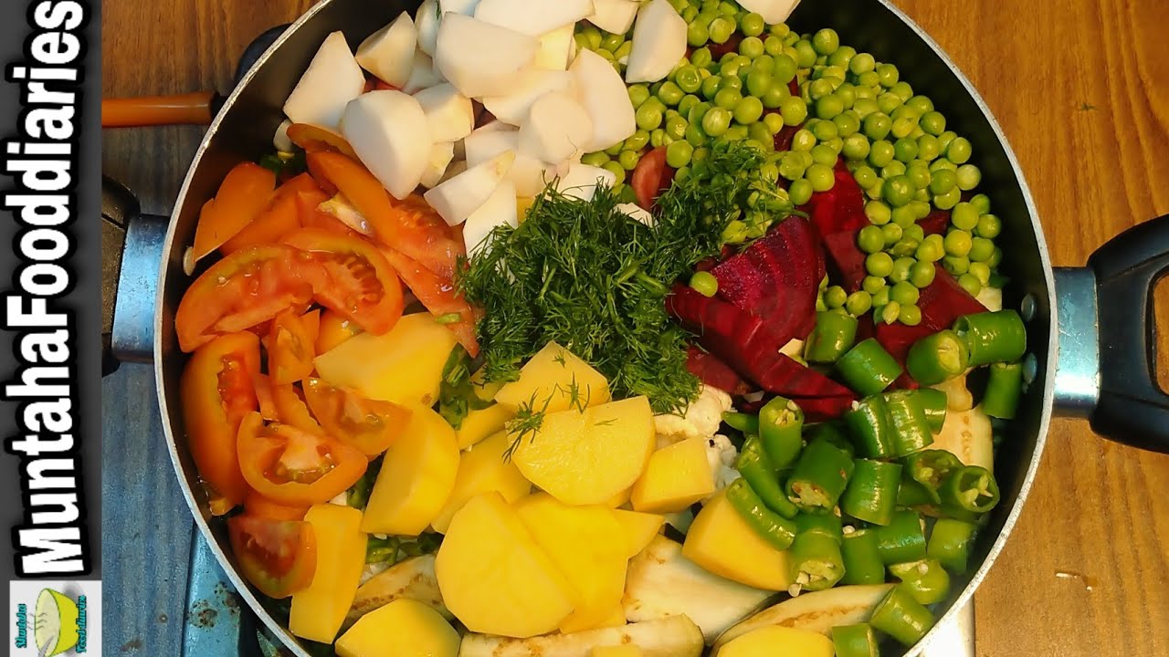 Mix Sabzi Recipe | Traditional Recipe | Muntaha food diaries - YouTube