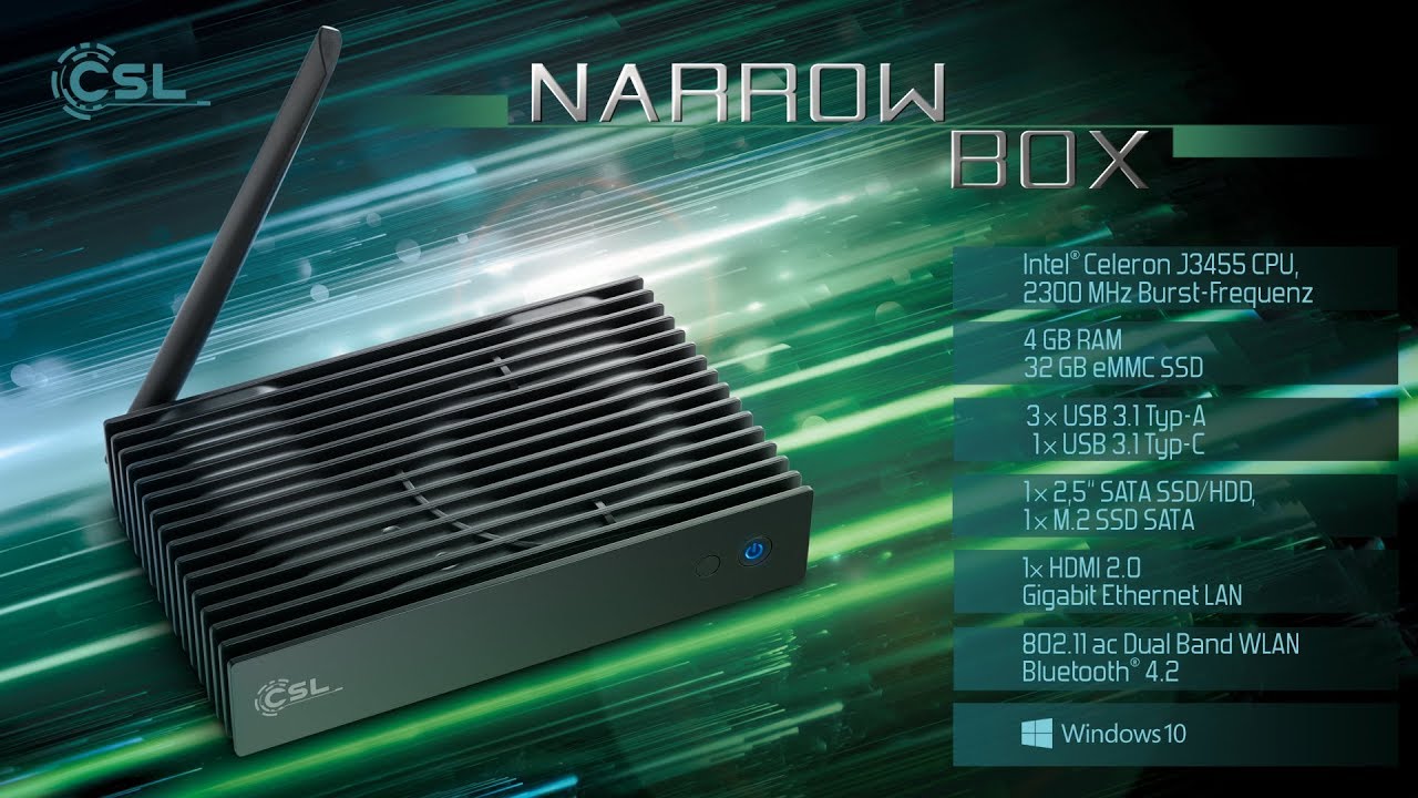 CSL Narrow Box Ultra HD Storage Line - YouTube