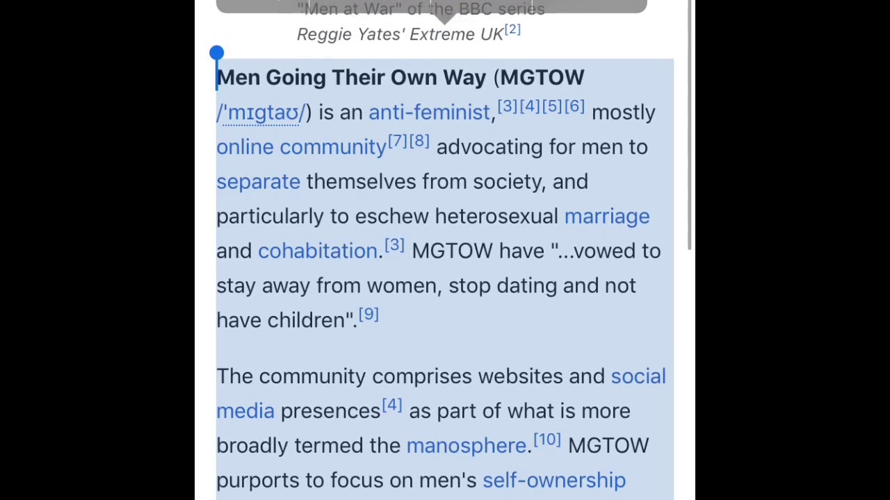 Difference between SIMP Vs MGTOW - YouTube