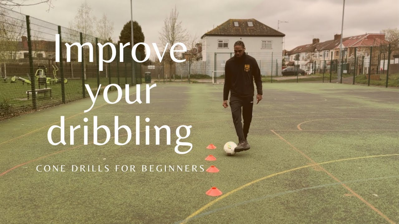 How to improve your dribbling using cones - YouTube