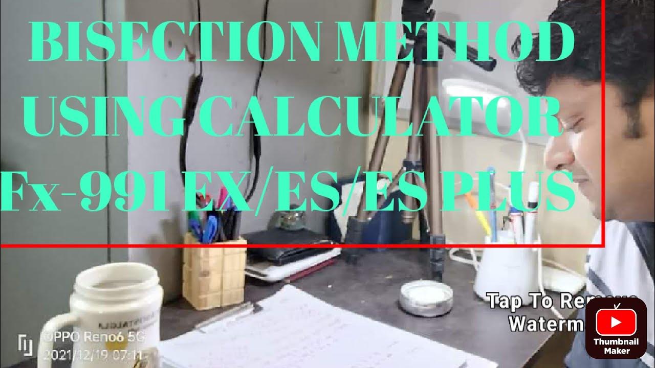 Bisection Method using calculator - YouTube