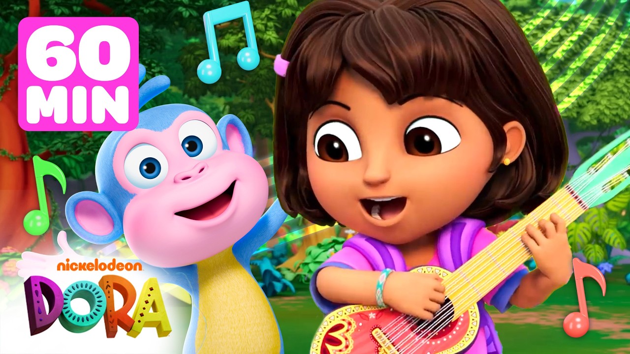 Dora's Sing Along Song Marathon! #5 🎶 60 Minutes of Circle Time Songs ...