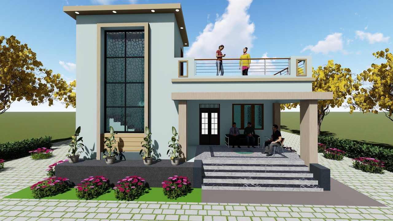 Simple House Front Design Photos || House Design For village In India ...