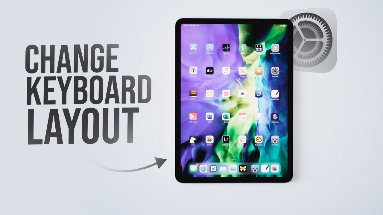 How to Change Keyboard Layout on iPad (tutorial) - YouTube
