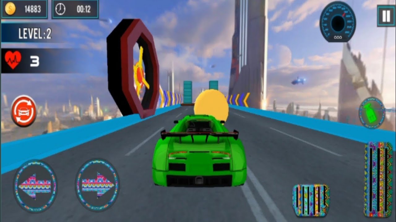 Ramp Car Racing Game - Android Gameplay - YouTube