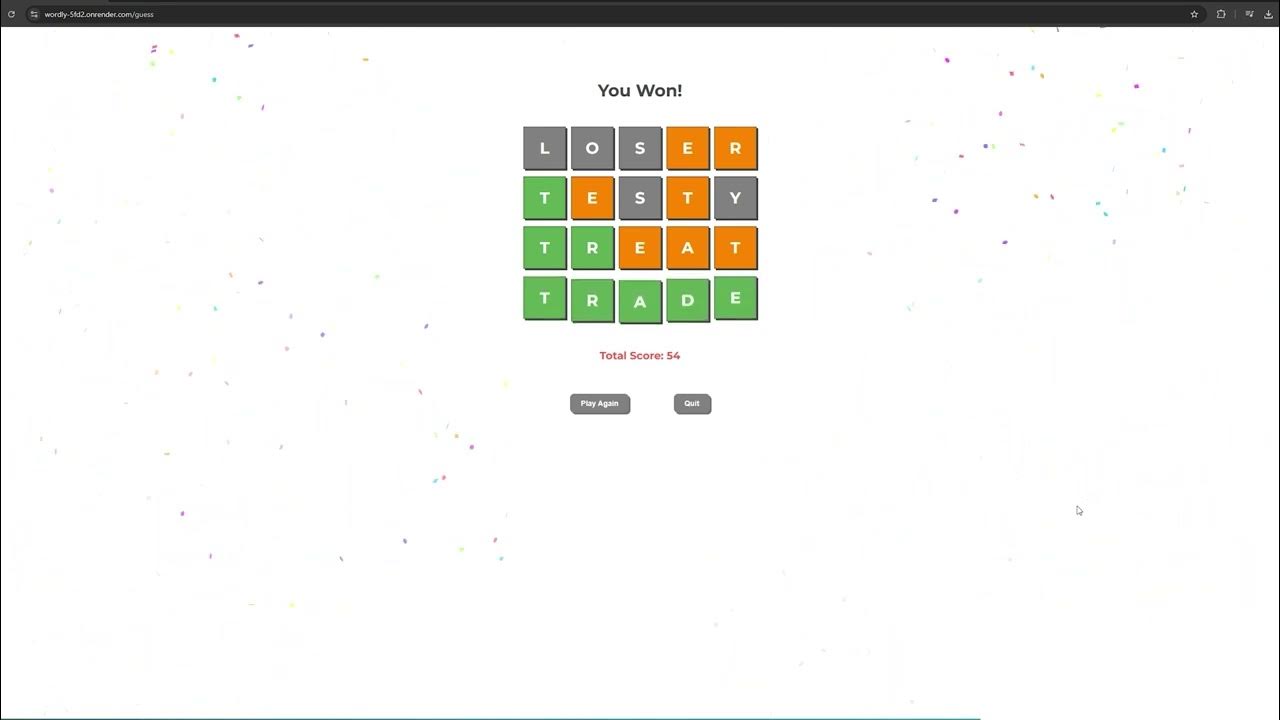 CMSC 335 Final Project: Wordly - YouTube