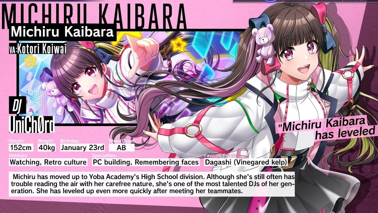 「D4DJ グルミク 」Kaibara Michiru [Historia de personaje] (Sub Español) - YouTube