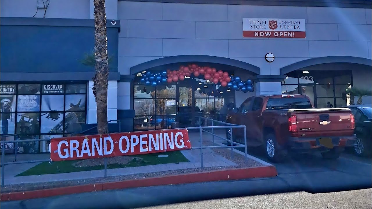 We visit a brand new Salvation Army, Savers, Goodwill and Deseret - YouTube