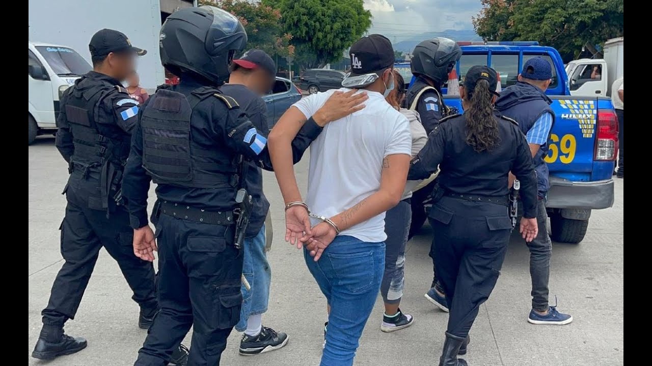 Cinco asaltantes capturados en la calzada Raúl Aguilar Batres - YouTube