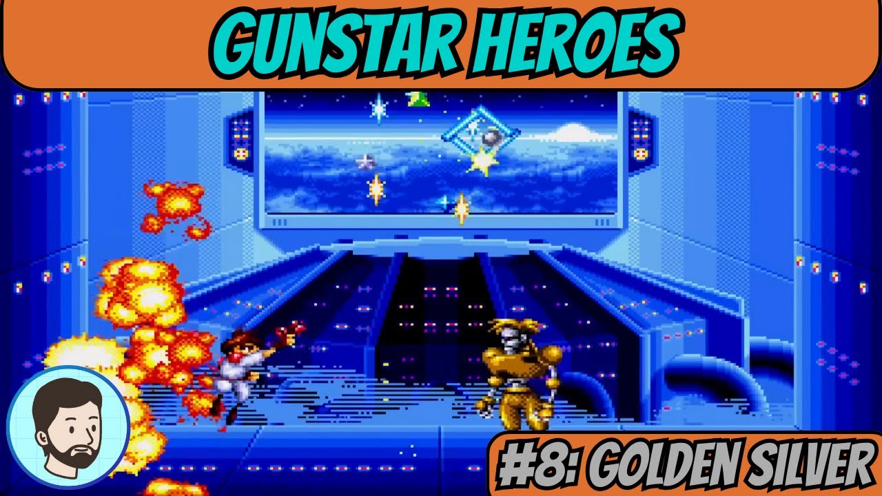 Gunstar Heroes (Mega Drive) - Part 8: Golden Silver - YouTube