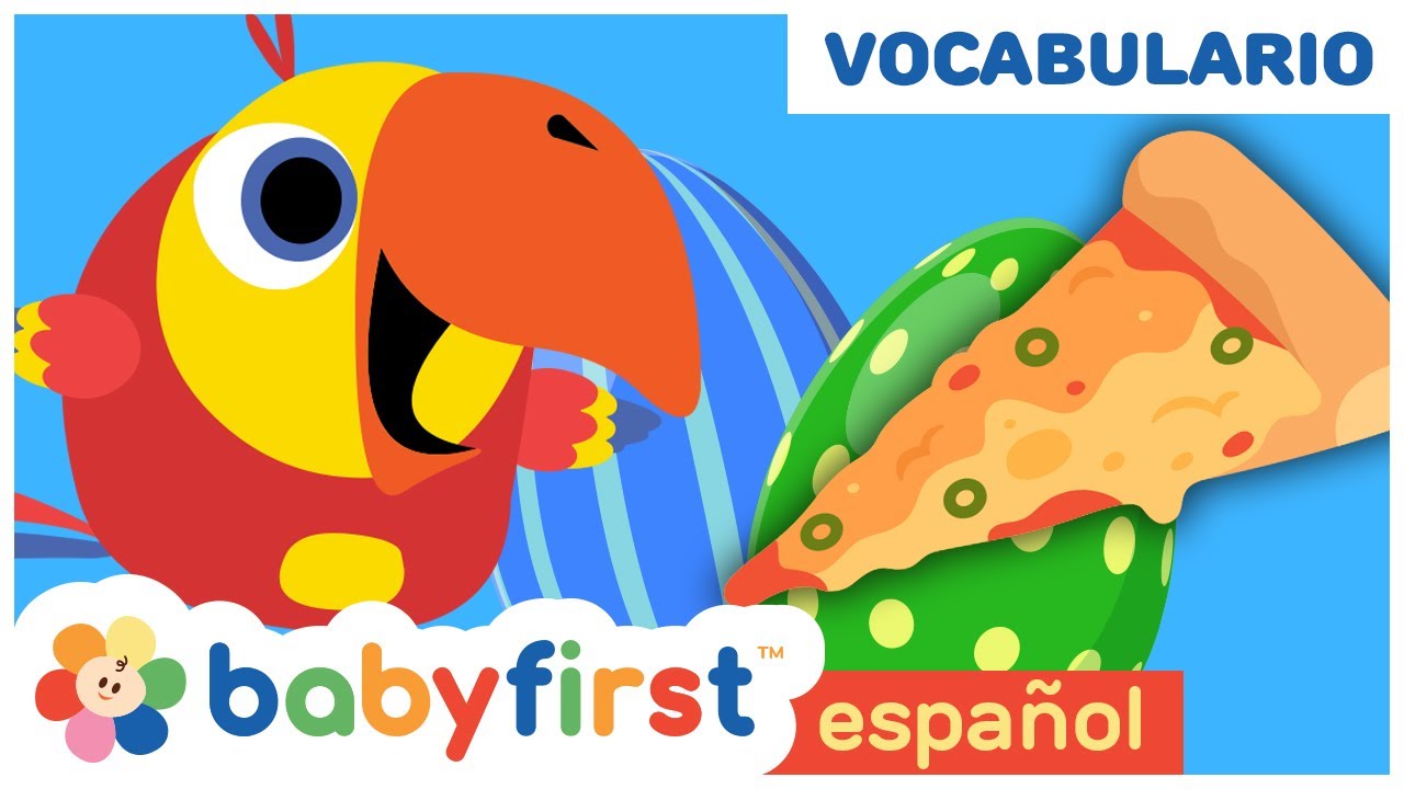 🍕🍔 Aprende Nuevas Palabras Para Niños | Huevos Surpresas con Larry el ...