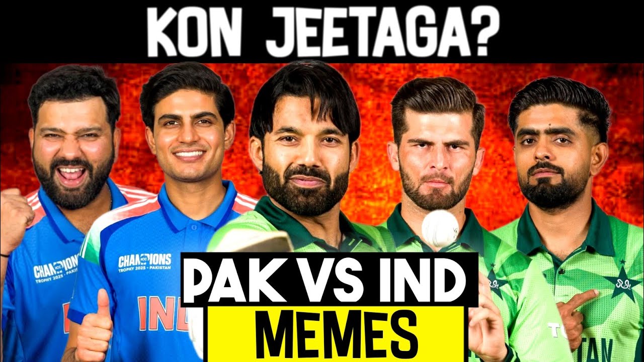 PAKISTAN VS INDIA MEMES | Funniest Memes Before Match! - YouTube