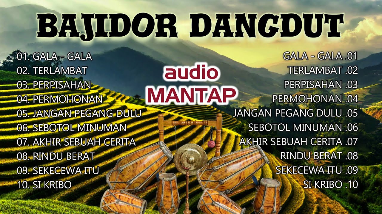DANGDUT BAJIDOR versi KENDANG TAROMPET | FULL ALBUM TERBARU 2024 - YouTube