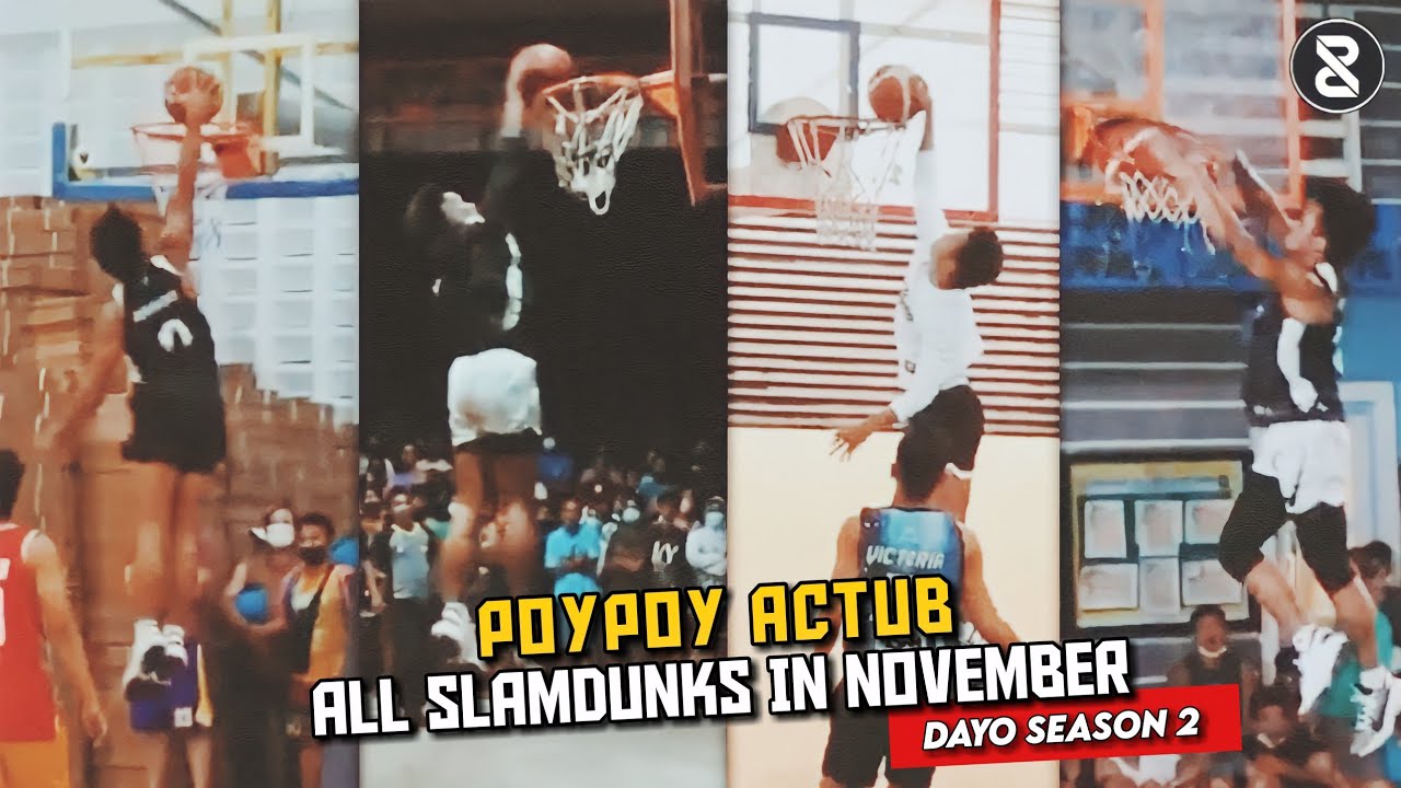Poypoy Actub ALL SLAMDUNKS in November - YouTube