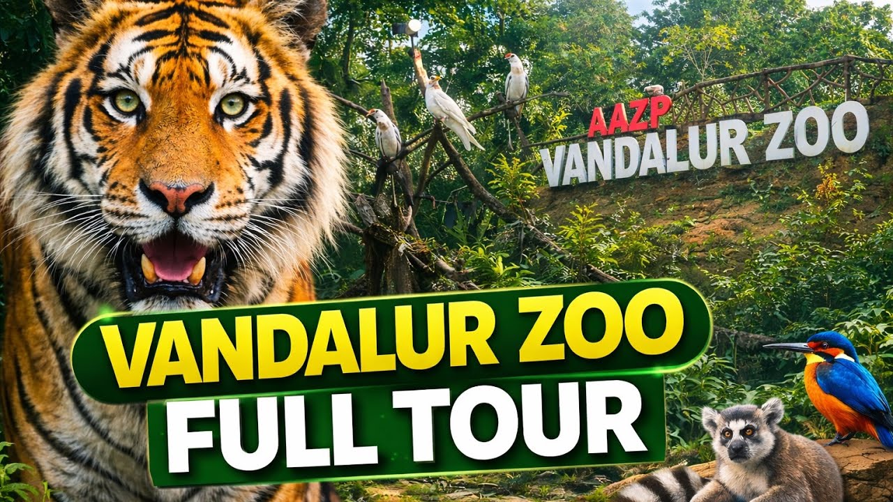 Vandalur Zoo Full Tour 🦁🐘 | Arignar Anna Zoological Park, Chennai - YouTube
