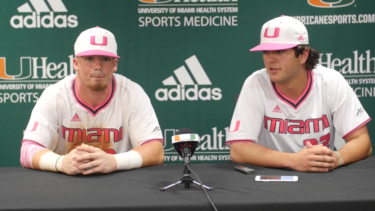 Miami vs. Georgia Tech | Post-Game Presser | Carl Chester and Albert ...
