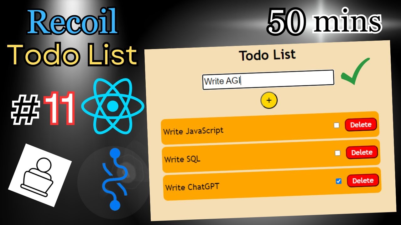 Learn Recoil in one video | React State Management - YouTube