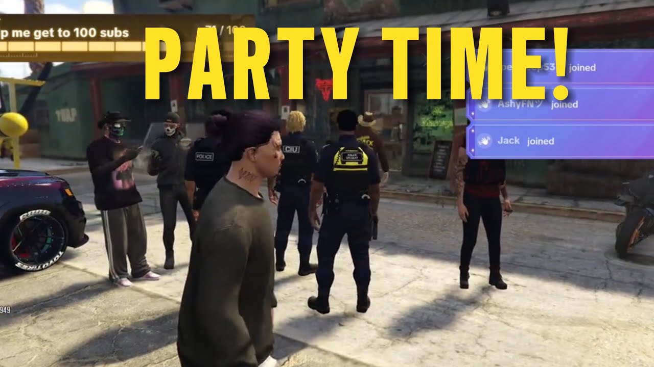 PARTY TIME! | GTAV FIVEM - YouTube