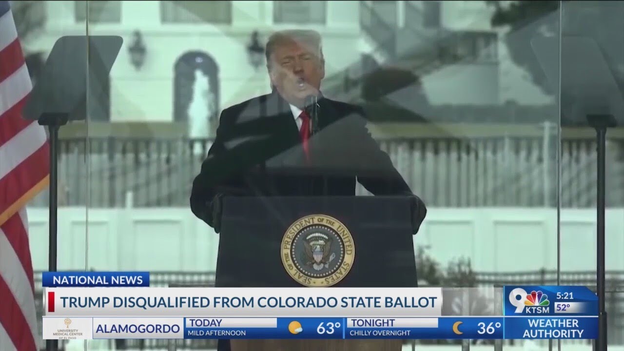 Trump disqualified from Colorado state ballot - YouTube