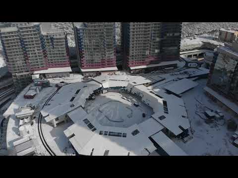 Winter In Maslak, Istanbul Turkey 4K Shot - DJI Mavic Air Drone
