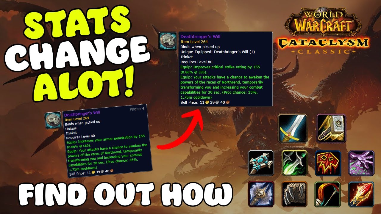 How the "New" Stat system works in Cataclysm Classic - YouTube