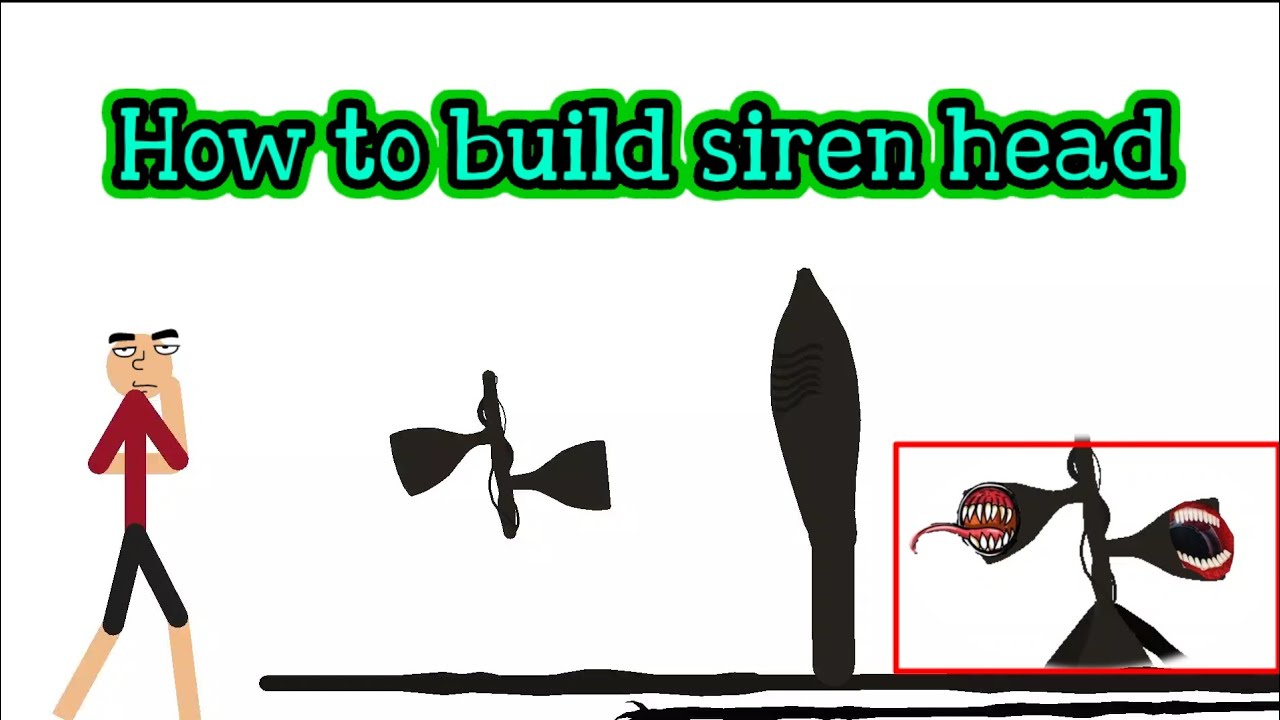 how to build siren head - YouTube