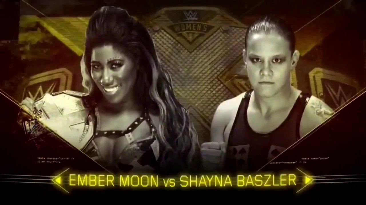 WWE NXT TakeOver New Orleans Ember Moon vs Shayna Baszler Official ...