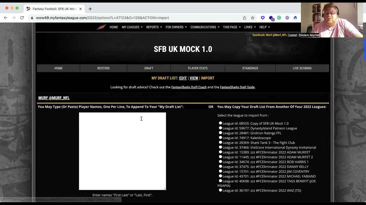 How to use MFL for #SFB12 part 1 (Using the MFL site) - YouTube