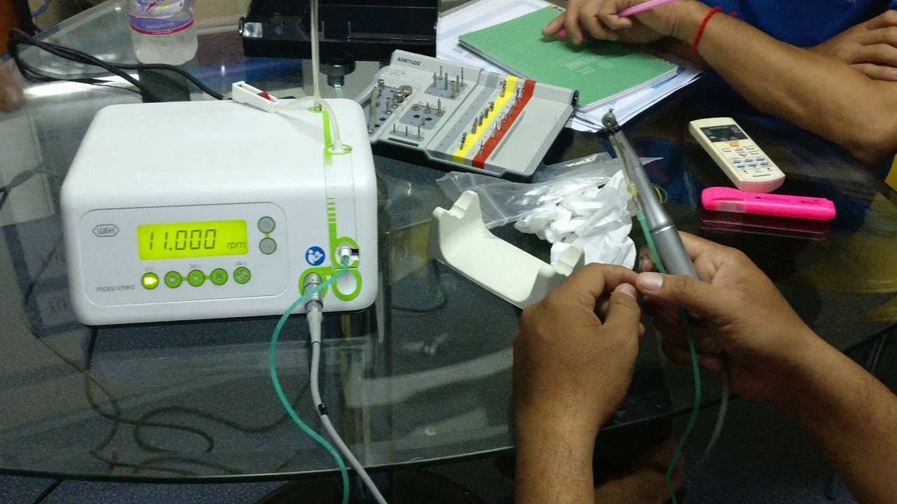 How to Use Micro Motor Implant (Implant Med) W&H (Part 1) - YouTube