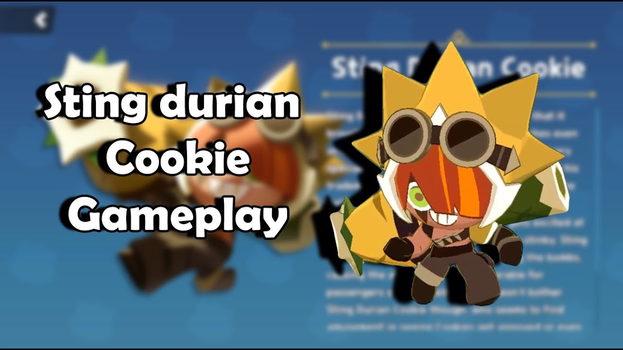 Cookierun: Tower of Adventures | Sting Durian Cookie Gameplay - YouTube