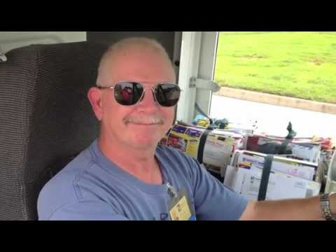 Hubbs gets safe driving award from USPS - YouTube