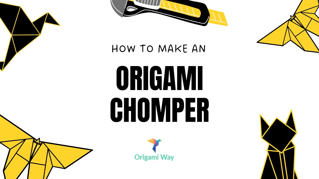 Origami Chomper - YouTube