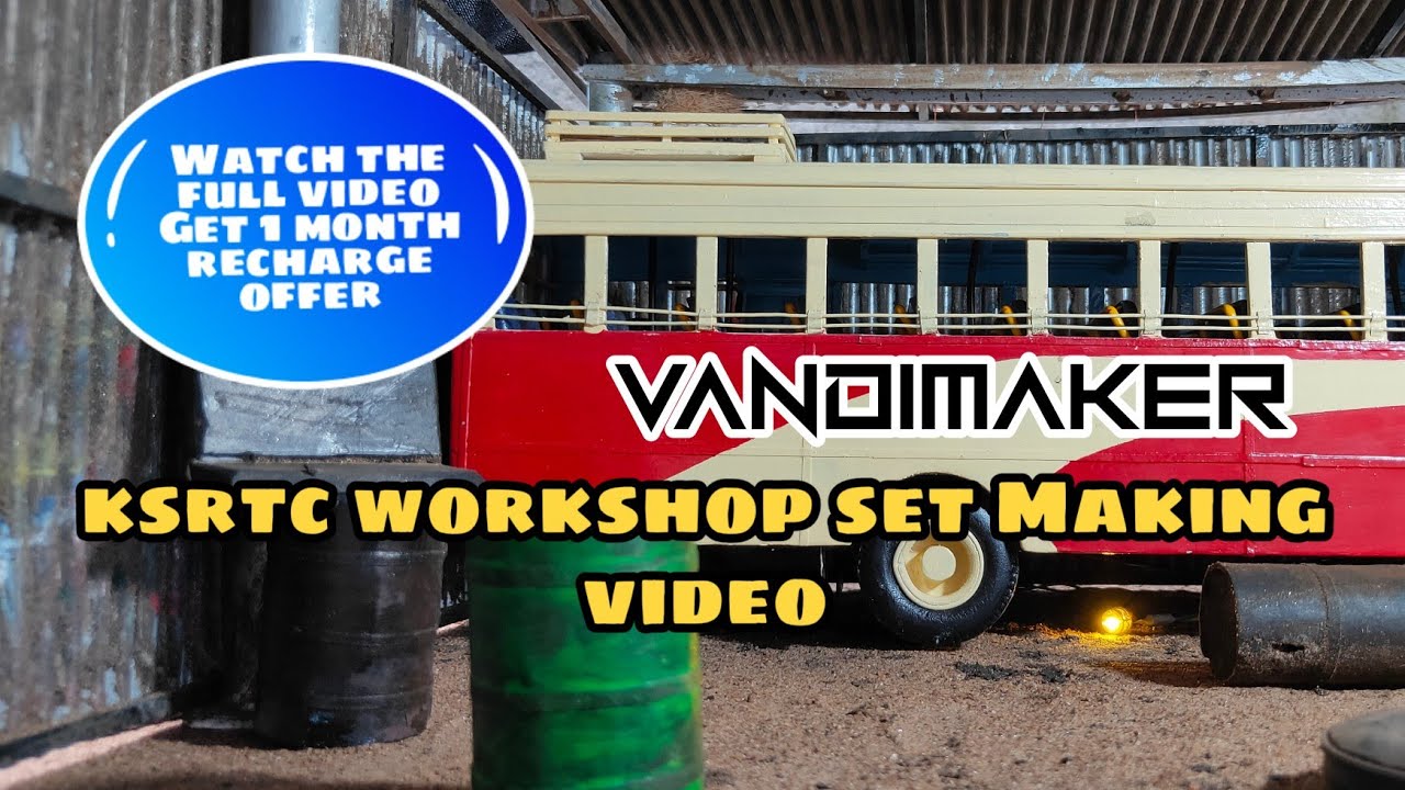 ksrtc workshop set making video | watch full video | get one month ...