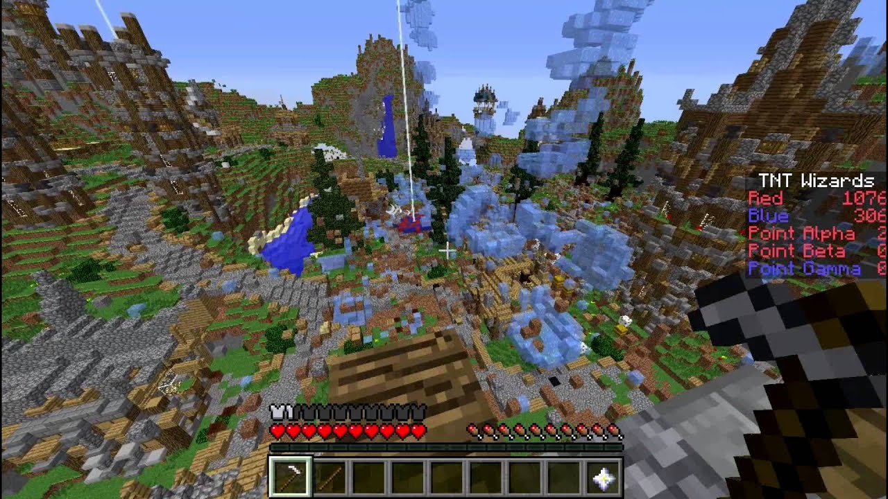 Minecraft - Mini-Game - Wizards - YouTube