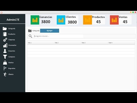 Formulario Java Swing AdminLte - YouTube