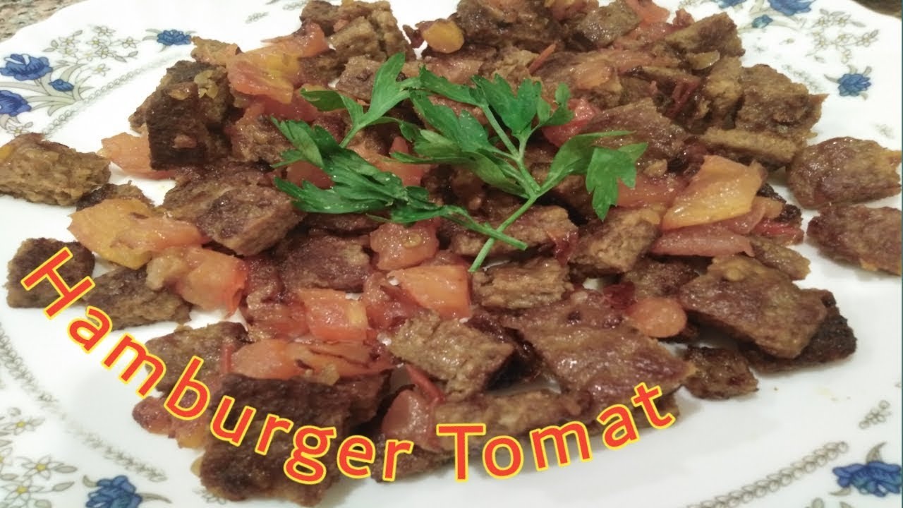 Easy dinner tomato hamburger (tomat hamisa) Arab food - YouTube