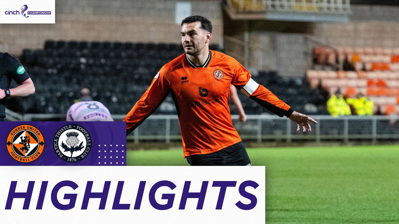 Dundee Utd 3-0 Partick Thistle | Incredible Watt Hat-Trick Seals ...