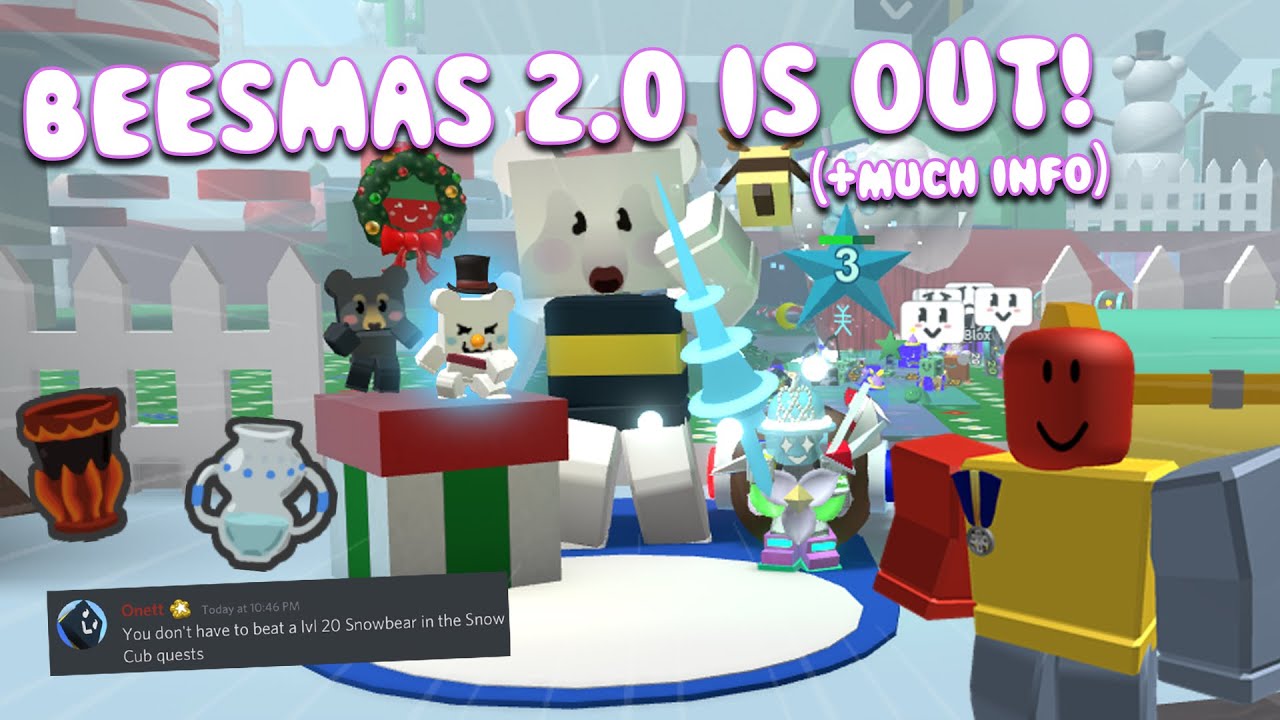 BEESMAS 2.0 IS OUT! (kinda) | Bee Swarm Simulator - YouTube