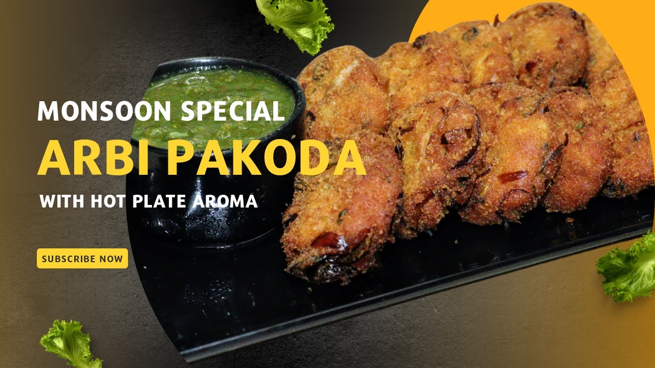 Arbi Pakora Recipe | Taro Pakoda | अरबी के पकोड़े | Pakoda | Simple And ...