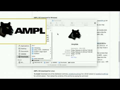 How to install ampl MAC? - YouTube