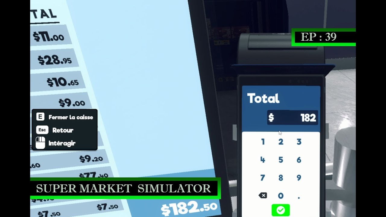 SUPERMARKET SIMULATOR FR : INFLATION HAUSSE DES PRIX!!!. - YouTube