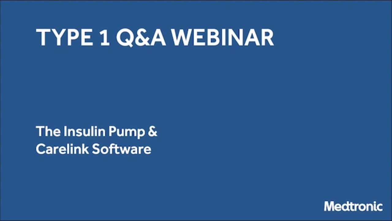 Insulin Pump & Carelink Software - YouTube