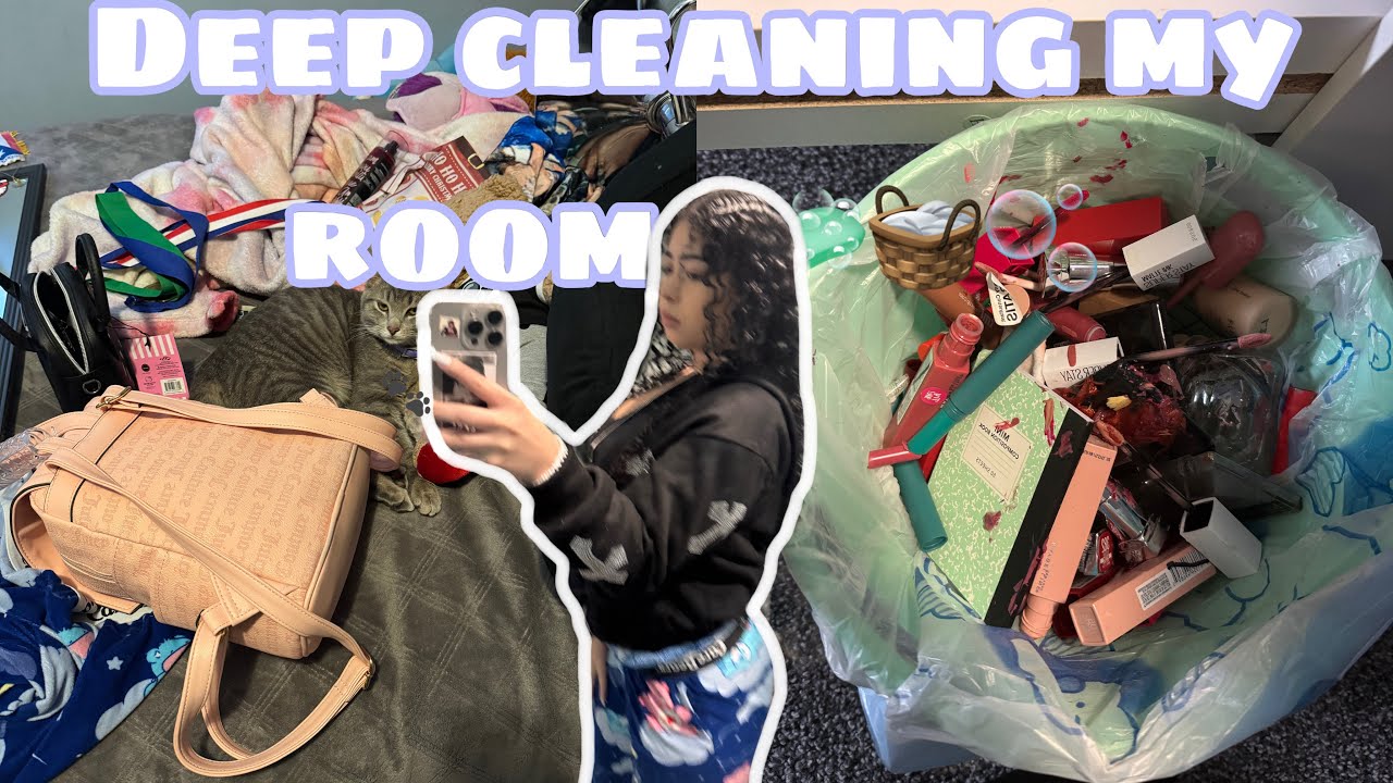 Deep cleaning my room for new years | Michelle Cruz - YouTube