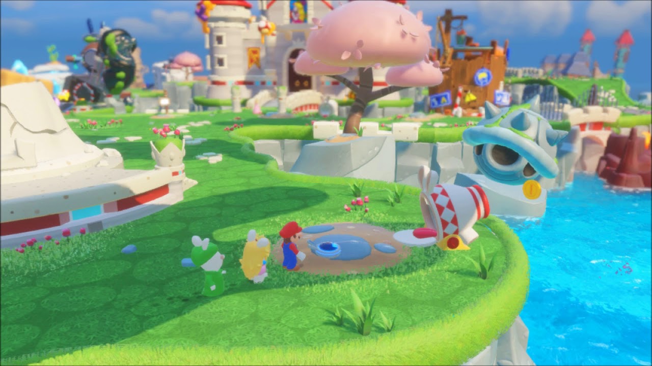 Peach's Castle - Mario + Rabbids Kingdom Battle Music - YouTube