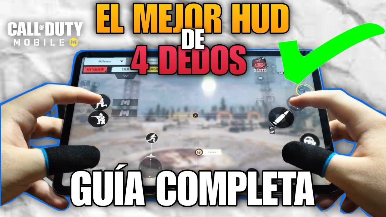 ⚡el MEJOR HUD de 4 DEDOS para CELULAR y IPAD 🎯 en CODM BATTLE ROYALE ...