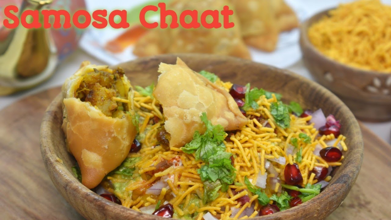 Samosa Chaat Recipe | Homemade Samosa With Ragda | समोसा मटर की चाट ...