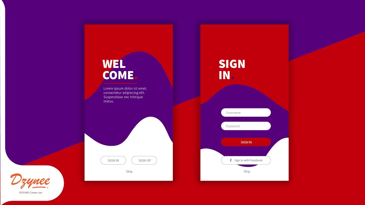 Illustrator Tutorials | App Login UI Design - YouTube