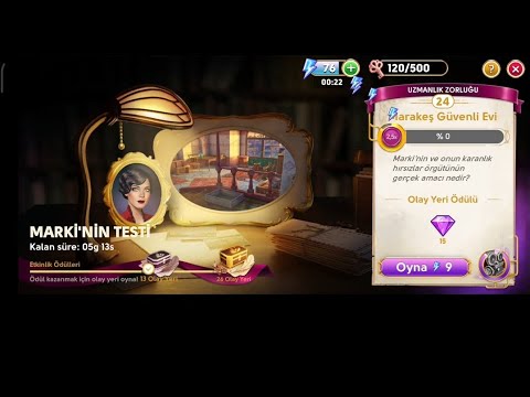 June's Journey Sırlar ( MARKİ'NİN TESTİ ) 2.bölüm 24.sahne Marakeş ...