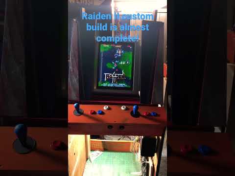 Raiden II Arcade Game Custom Cabinet Build teaser - YouTube
