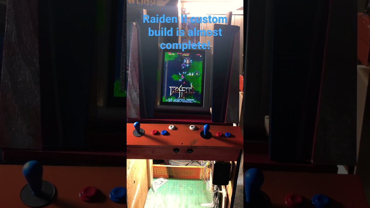 Raiden II Arcade Game Custom Cabinet Build teaser - YouTube